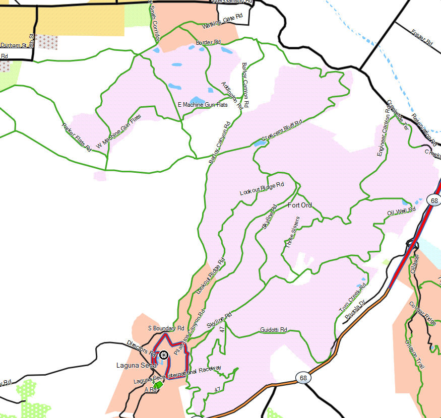 Fort Ord National Monument - California Trail Map