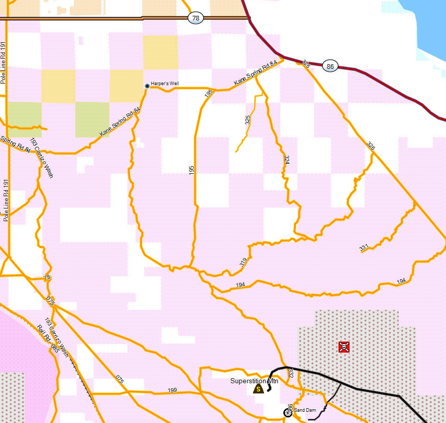 West Mesa - California Trail Map