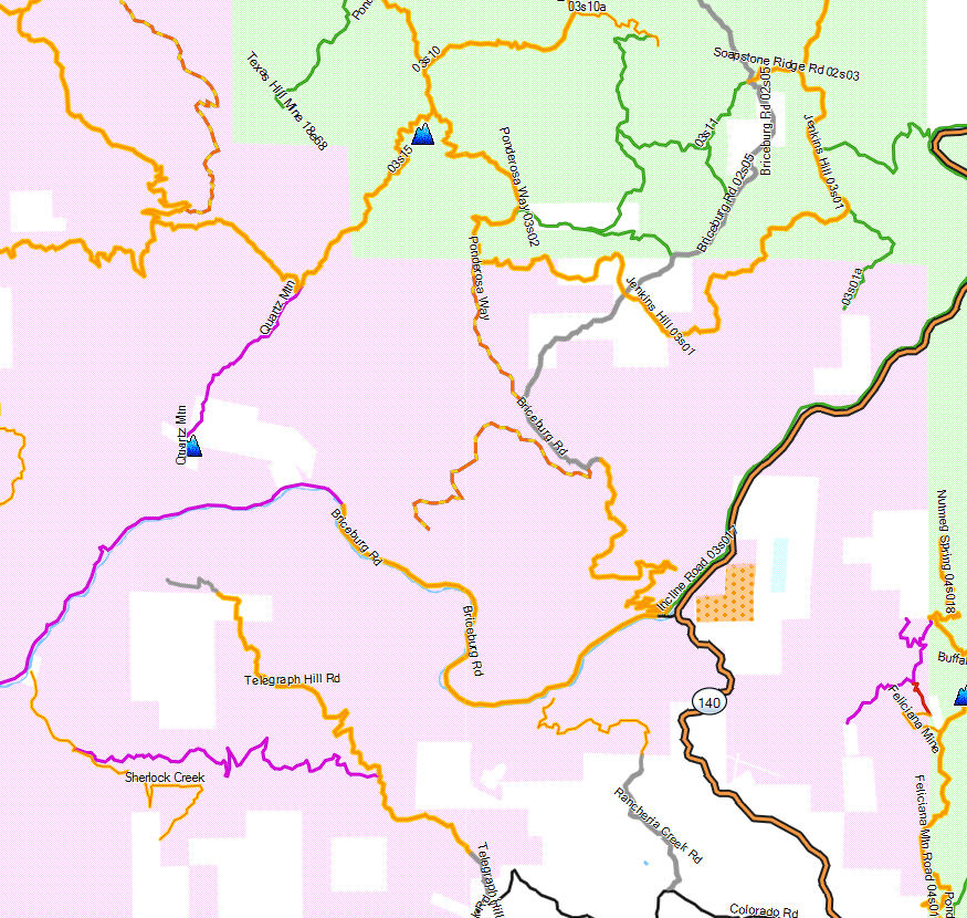 Merced River - California Trail Map