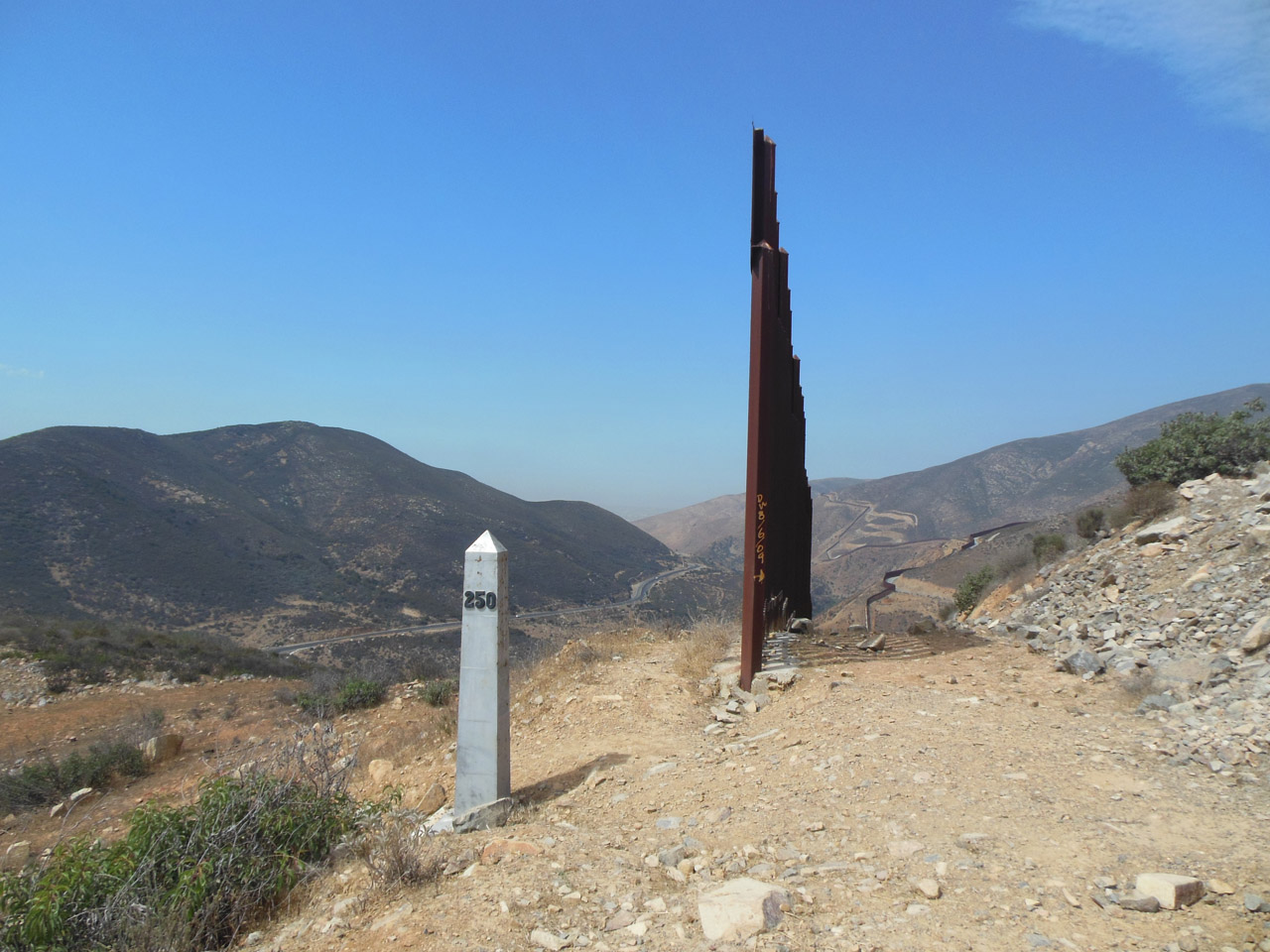 Otay Mountain Wilderness - California Trail Map