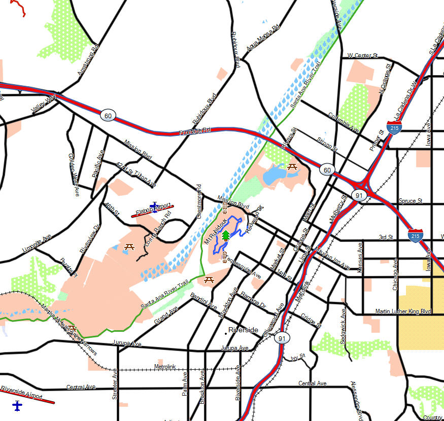 Hidden Valley Wildlife Area - California Trail Map